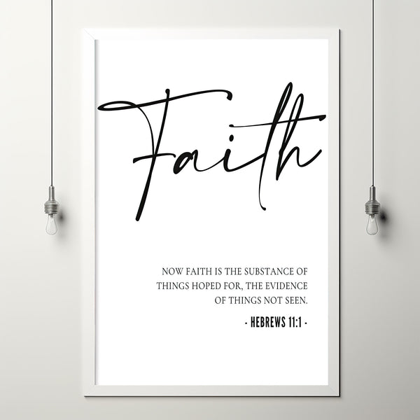 Hebrews 111, Now faith is the substance of things hoped for, Bible Ver ...