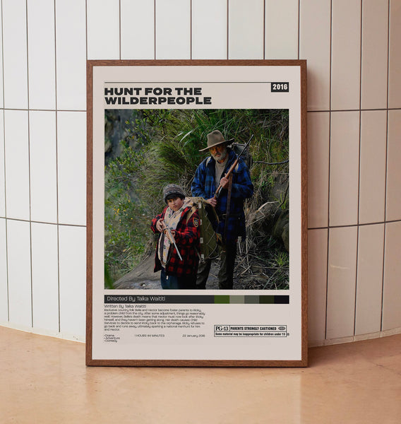 Hunt for the Wilderpeople, Taika Waititi, Minimalist Movie Poster ...