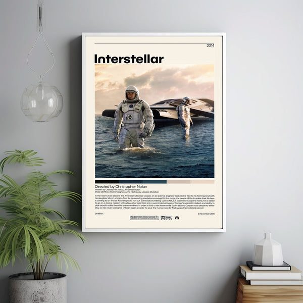 interstellar poster framed