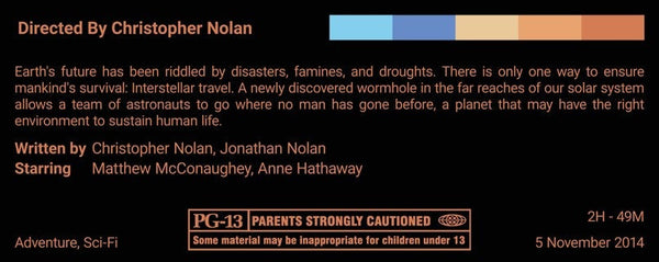 interstellar poster no text