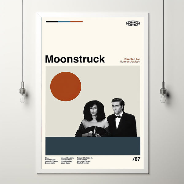 Moonstruck Poster - Moonstruck Movie - Movie Poster - Retro Modern Art – mythicwall