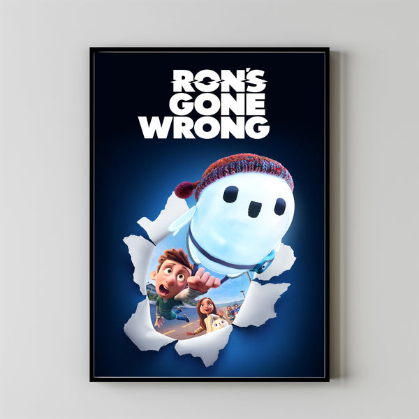 Ron's Gone Wrong Movie Poster,Film Fan Collectibles,Vintage Movie Post ...