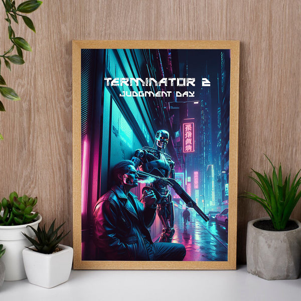 terminator poster framed