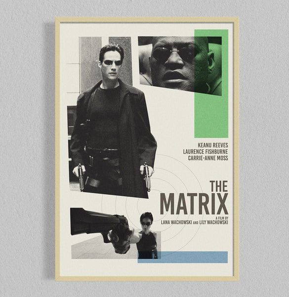 The Matrix Mid Century Movie Poster Film Posters Minimalist Movie Post – mythicwall