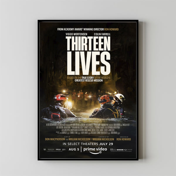 Thirteen Lives Movie Poster,Film Fan Collectibles,Vintage Movie Poster ...