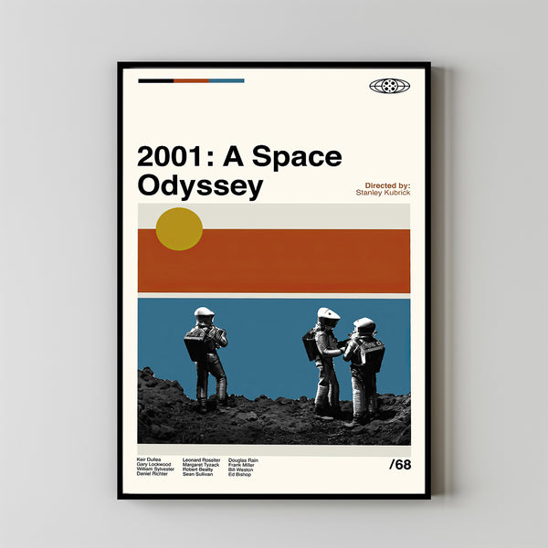 2001 A Space Odyssey Movie, 2001 A Space Odyssey Poster, Retro Movie C ...