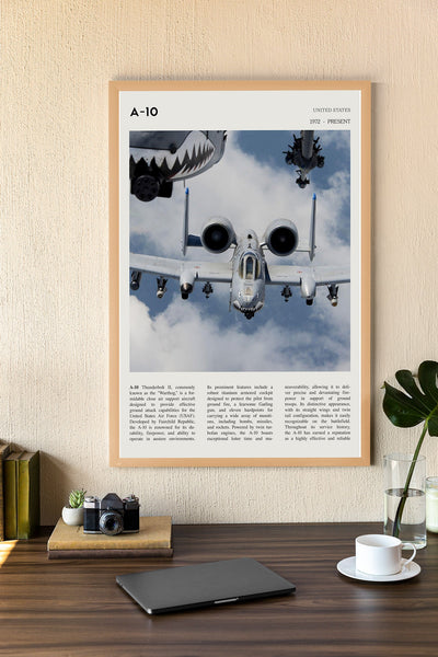 A-10 Thunderbolt 2 Wall Art Attack Aircraft Poster Poster Airforce A10 ...