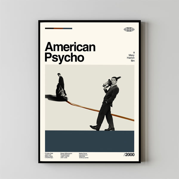 American Psycho Poster, Mary Harron Film, American Psycho Movie Poster ...