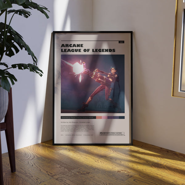 Arcane Poster, Ella Purnell Wall Art, Minimalist Wall Decor, Mid Centu ...