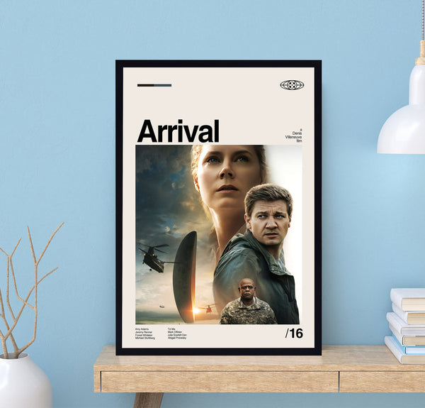 Arriva Poster, Denis Villeneuve, Arriva Print, Movie Poster, Vintage P ...