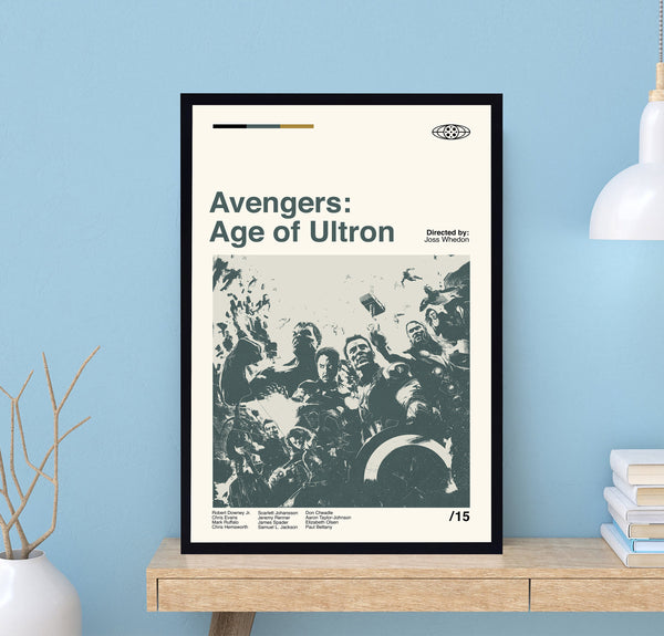 Avengers Age Of Ultron Poster, Avengers Age Of Ultron Movie, Retro Mov ...
