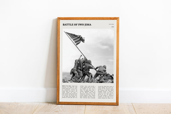 Battle of Iwo Jima Wall Art American Flag Rise Poster Poster Iwo Jima ...