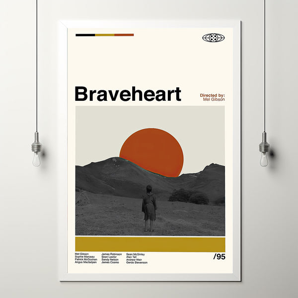 Braveheart Minimalist Poster Personalized Movie Poster FLTMfrance