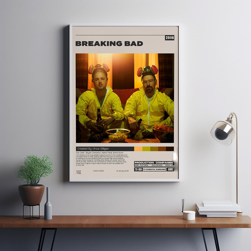 breaking bad poster framed