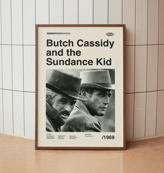 Butch Cassidy and the Sundance Kid Wall Art Print - Paul Newman Robert ...