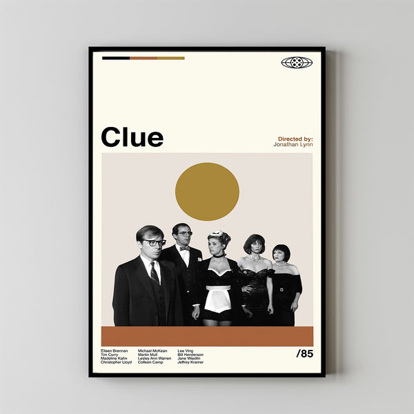 Clue Movie Poster, Clue Movie, Jonathan Lynn Film, Vintage Print, Mini ...