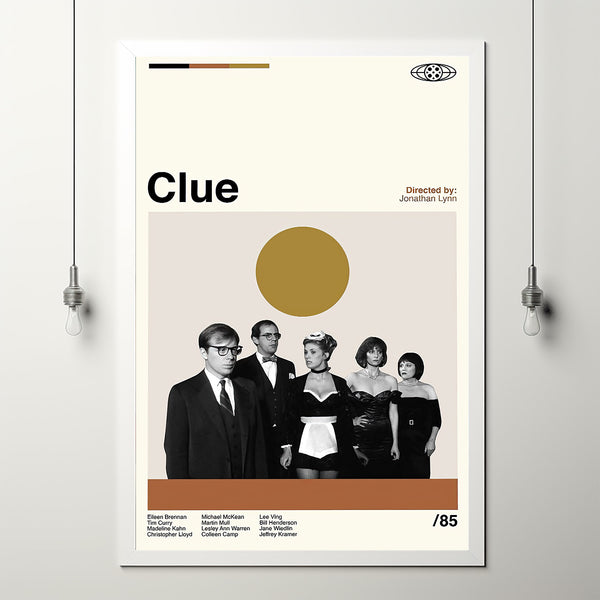Clue Movie Poster, Clue Movie, Jonathan Lynn Film, Vintage Print, Mini ...