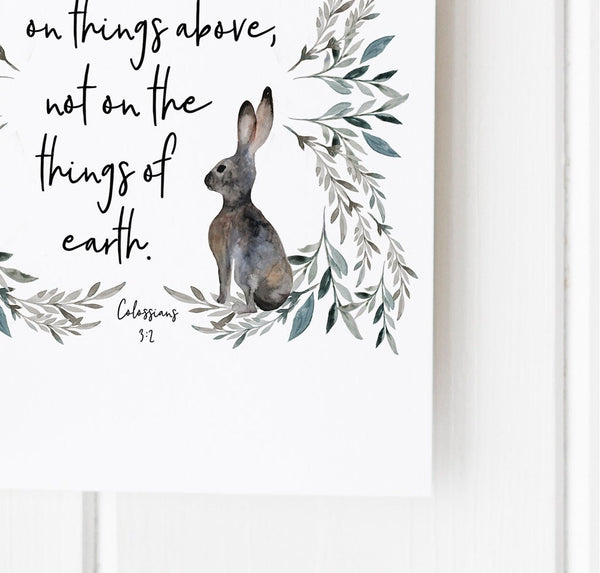 Colossians 32 - Set your eyes on things above - Scripture Art - Bible ...