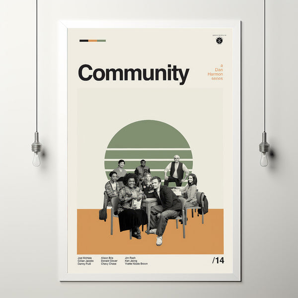 Community Movie Poster, Community Movie, Dan Harmon Film, Retro Movie ...