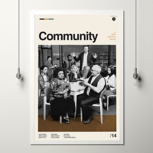 Community Movie Poster, Community Movie, Danny Pudi Film, Retro Movie ...