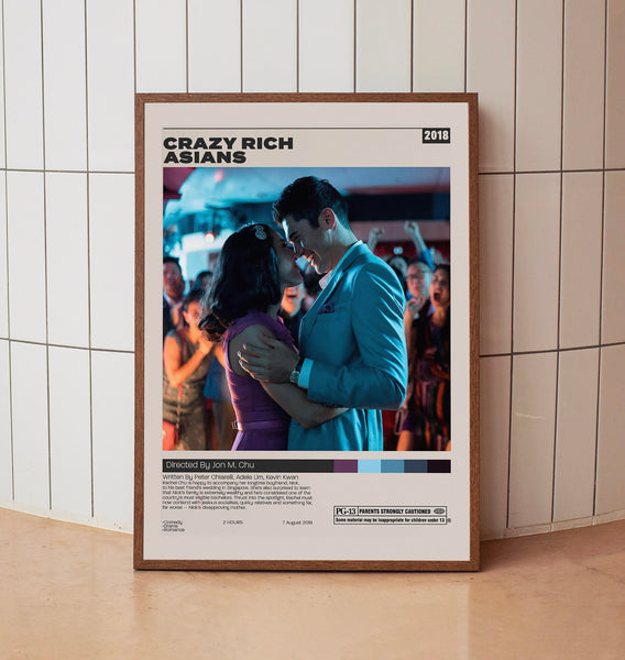 Crazy Rich Asians Poster, Jon M. Chu, Minimalist Movie Poster – mythicwall