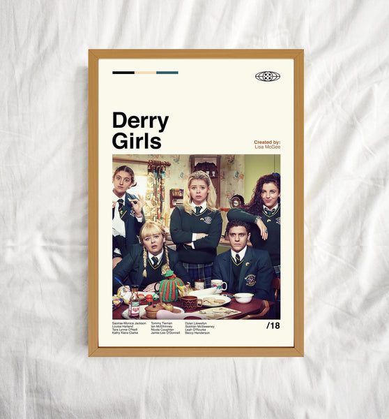 Derry Girls Poster, Derry Girls Tv Series Poster, Retro Poster, Minima ...