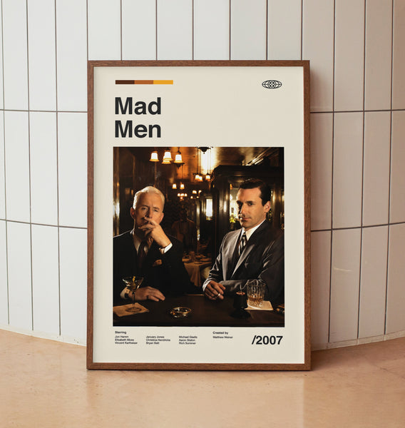 Don Draper Mad Men -Wall Art Print - John Hamm Film Poster 1419011754 ...