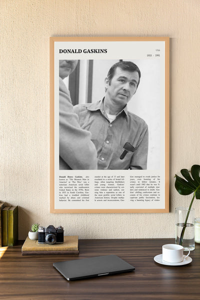 Donald Henry Gaskins Print Serial Killer Wall Art Poster Poster Donald ...