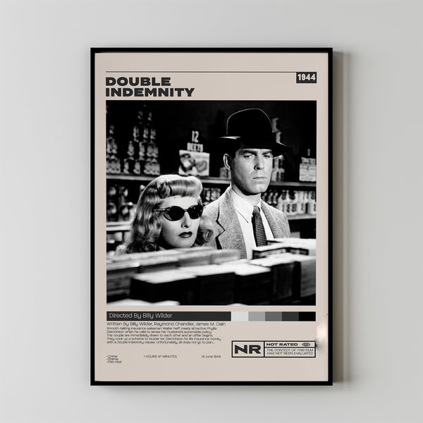 Double Indemnity Movie Poster