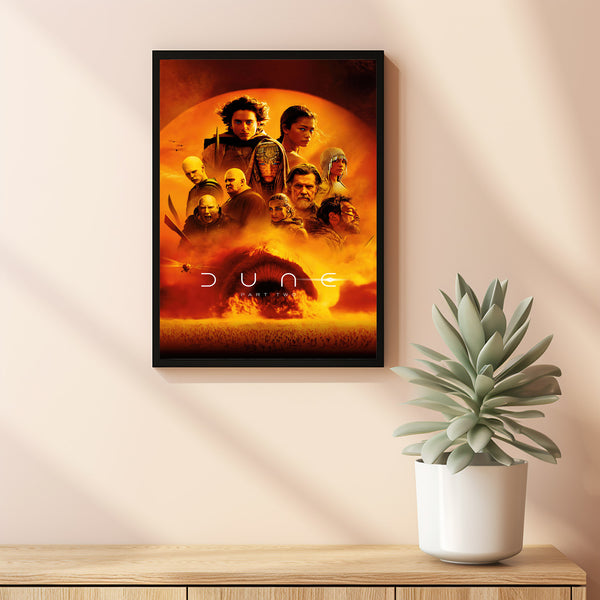 Dune Movie Poster, 2024 Film Poster, Minimalist Wall Art, Movie Lovers ...