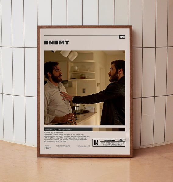 Enemy Movie Poster, Denis Villeneuve, Minimalist Movie Poster – mythicwall