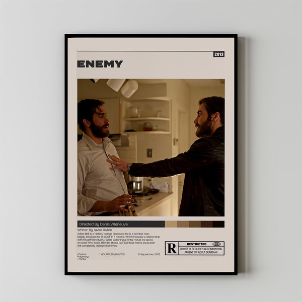 Enemy Poster,Denis Villeneuve, Minimalist Movie Poster – mythicwall
