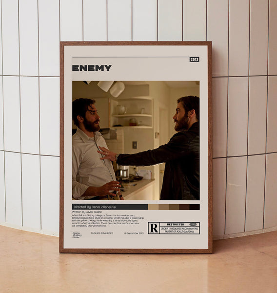 Enemy Poster,Denis Villeneuve, Minimalist Movie Poster – mythicwall