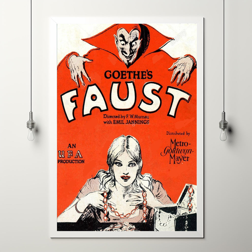 Faust Movie Poster,Film Fan Collectibles,Vintage Movie Poster,Home Dec ...