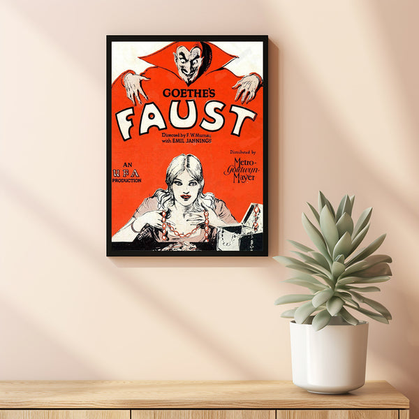 Faust Movie Poster,Film Fan Collectibles,Vintage Movie Poster,Home Dec ...