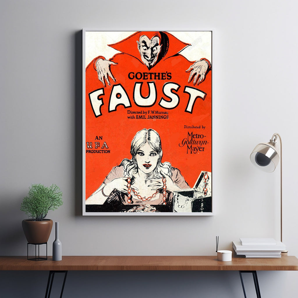 Faust Movie Poster,Film Fan Collectibles,Vintage Movie Poster,Home Dec ...