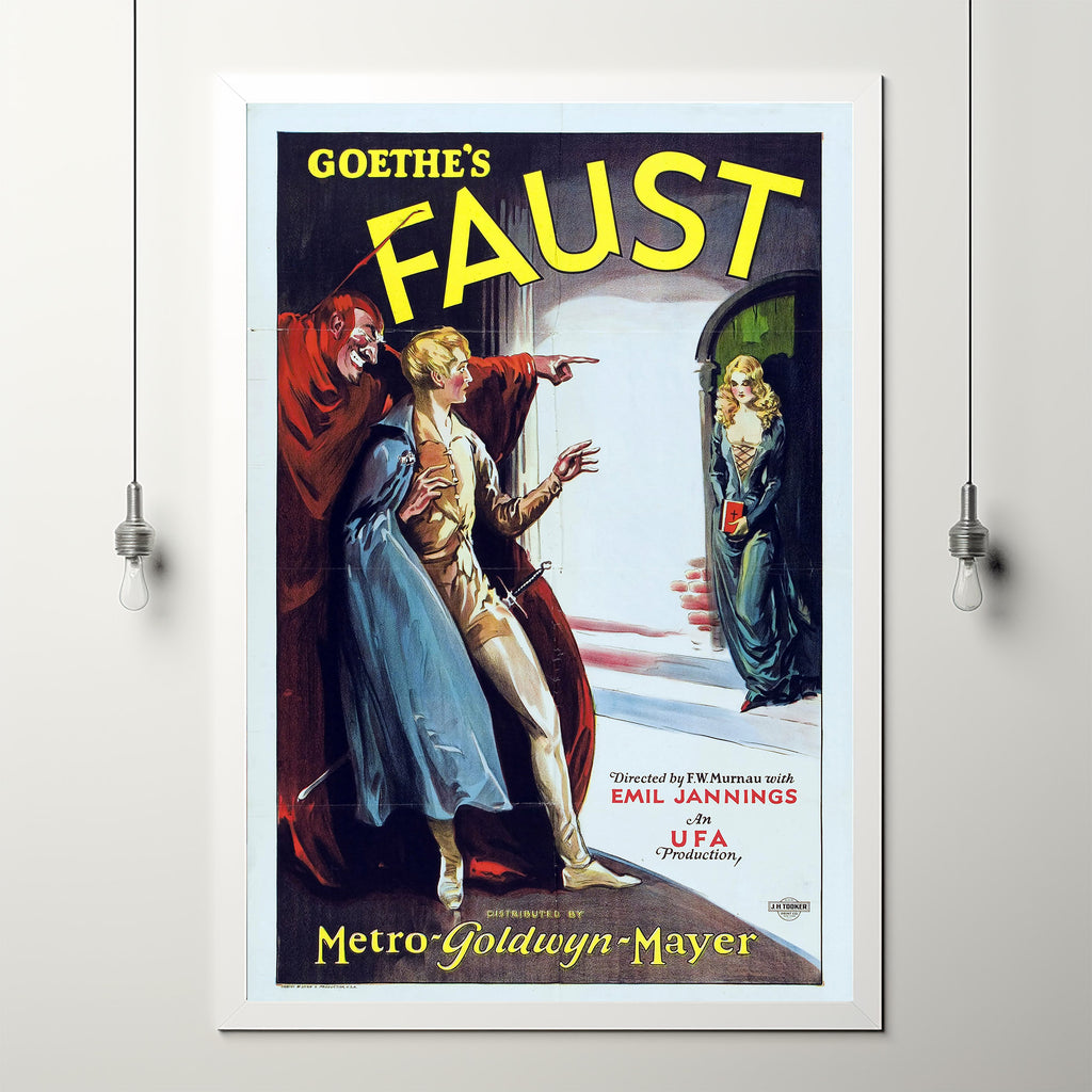 Faust Movie Poster,Film Fan Collectibles,Vintage Movie Poster,Home Dec ...