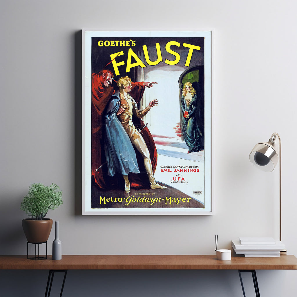 Faust Movie Poster,Film Fan Collectibles,Vintage Movie Poster,Home Dec ...