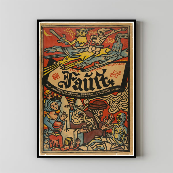 Faust Movie Poster,Film Fan Collectibles,Vintage Movie Poster,Home Dec ...