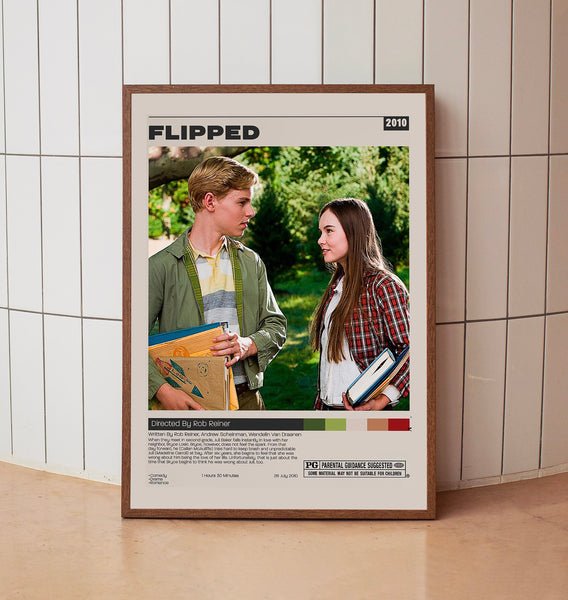 Flipped Poster, Rob Reiner, Minimalist Movie Poster, A3 poster – mythicwall