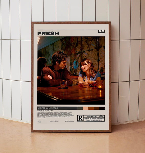 Fresh Movie Poster, Mimi Cave, Minimalist Movie Poster, A3 poster ...