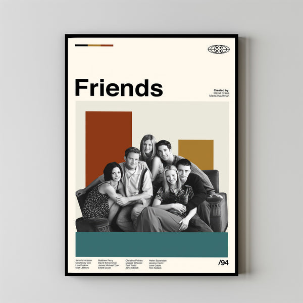 Friend Movie Poster, David Crane, Classic Movie Poster, Retro Movie po ...