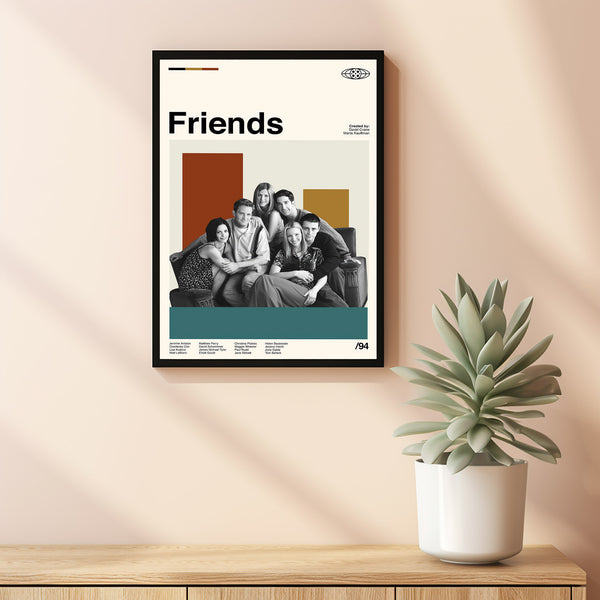 Friend Movie Poster, David Crane, Classic Movie Poster, Retro Movie po ...