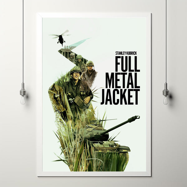 Full Metal Jacket (1987) Poster Art Print Movie Posters Gift for Movie ...
