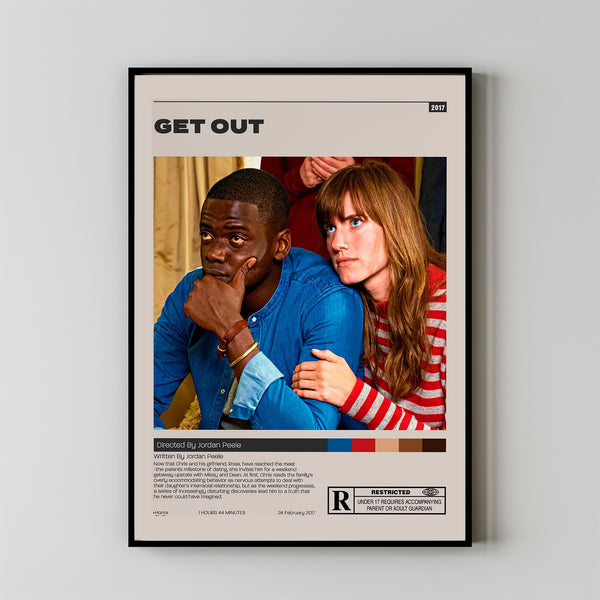Get Out Poster,Jordan Peele, Minimalist Movie Poster – mythicwall
