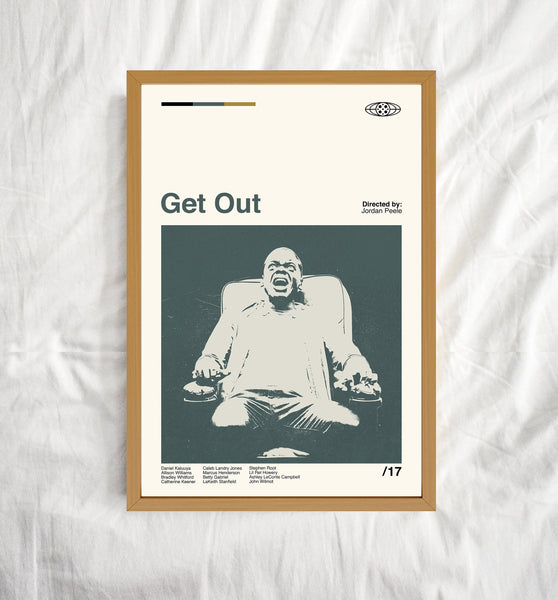 Get Out Poster, Jordan Peele, Retro Movie Poster, Abstract Poster, Ret ...
