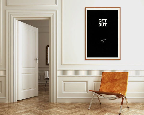 Get Out Poster, Minimalist Poster, Get Out Movie, Jordan Peele, Daniel ...