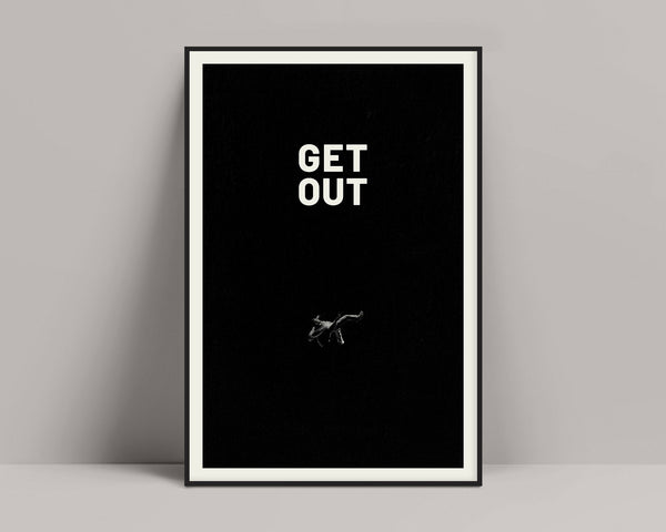 Get Out Poster, Minimalist Poster, Get Out Movie, Jordan Peele, Daniel ...