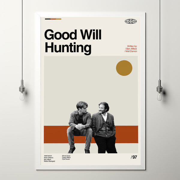 Good Will Hunting Movie, Good Will Hunting Poster, Retro Movie Poster ...