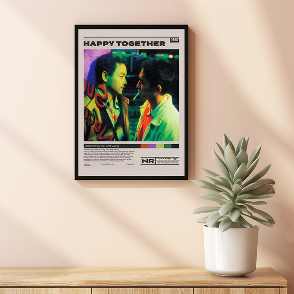 Happy Together Poster, Kar-Wai Wong, Minimalist Movie Poster – mythicwall